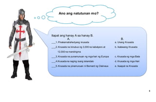 Ang mga krusada | DOCX