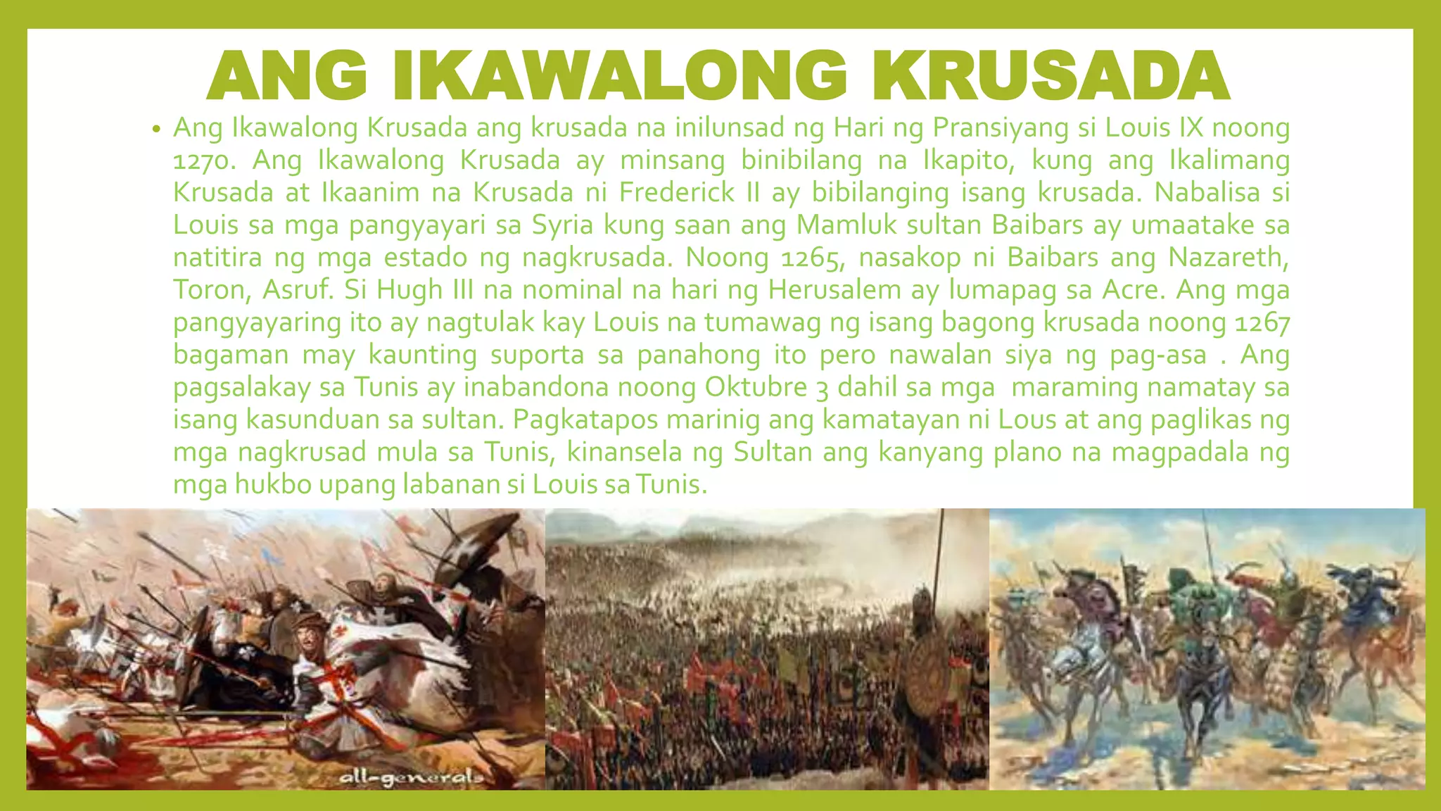 ANG MGA KRUSADA | PPTX