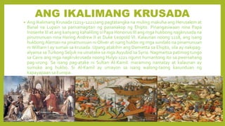 ANG MGA KRUSADA | PPTX