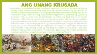 ANG MGA KRUSADA | PPTX