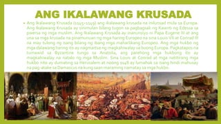 ANG MGA KRUSADA | PPTX