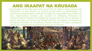 ANG MGA KRUSADA | PPTX