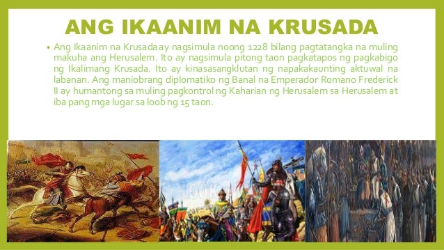 ANG MGA KRUSADA