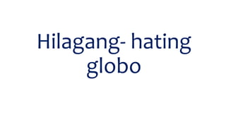 Ang mga likhang guhit sa globo | PPTX