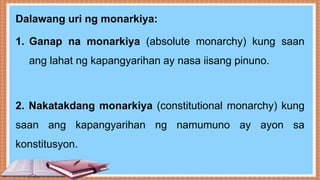 Ang mga Pamahalaan | PPTX