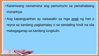 Ang mga Pamahalaan | PPTX