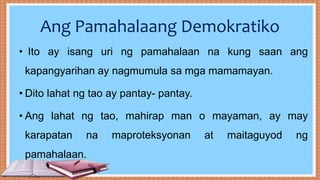 Ang mga Pamahalaan | PPTX