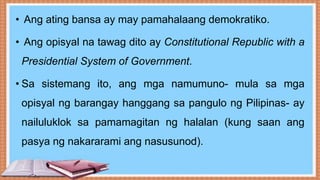 Ang Mga Pamahalaan | PPTX