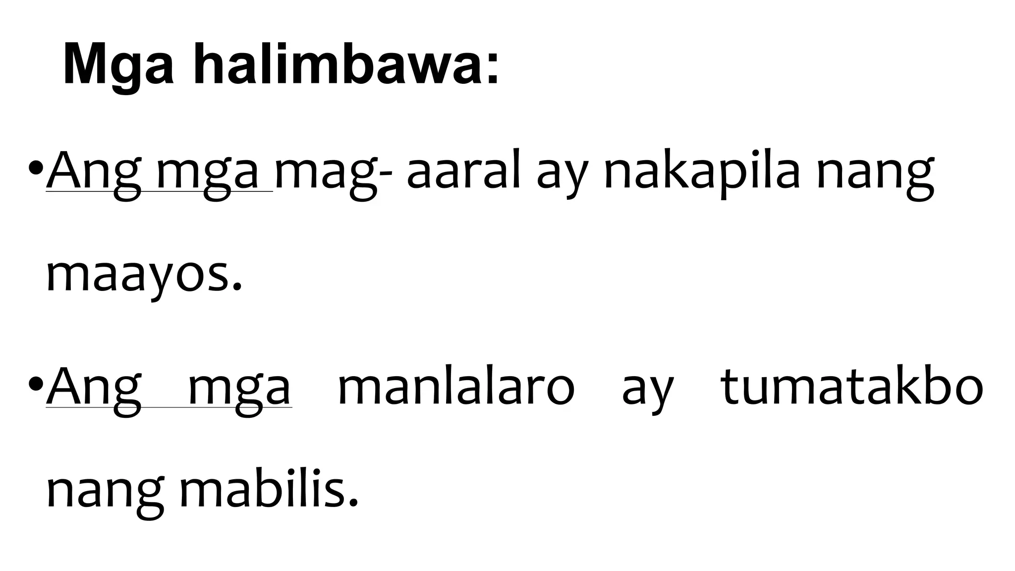 Ang mga Pantukoy na Si at Sina, | PPTX