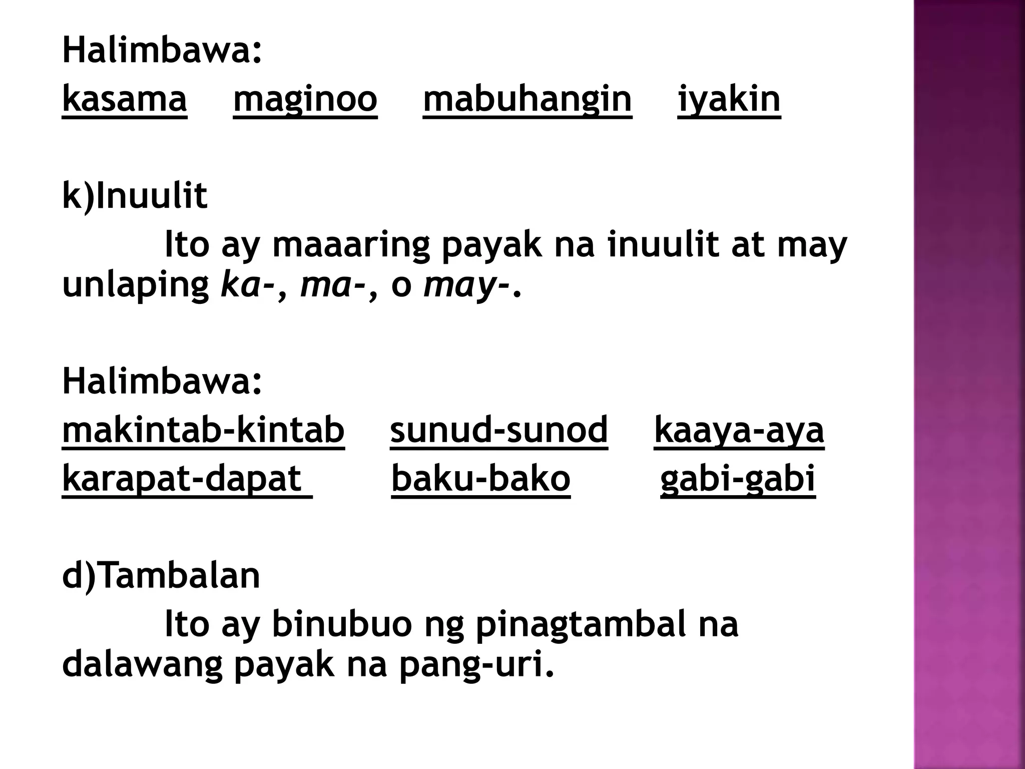 Ang mga panuring | PPTX