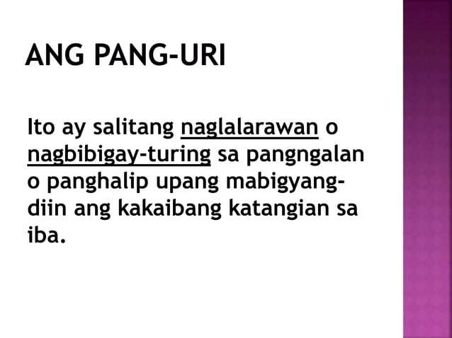 Ang mga panuring | PPTX