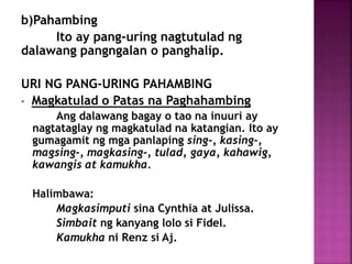 Ang mga panuring | PPTX