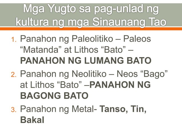 ANG MGA SINAUNANG TAO (Grade 9) | PPTX