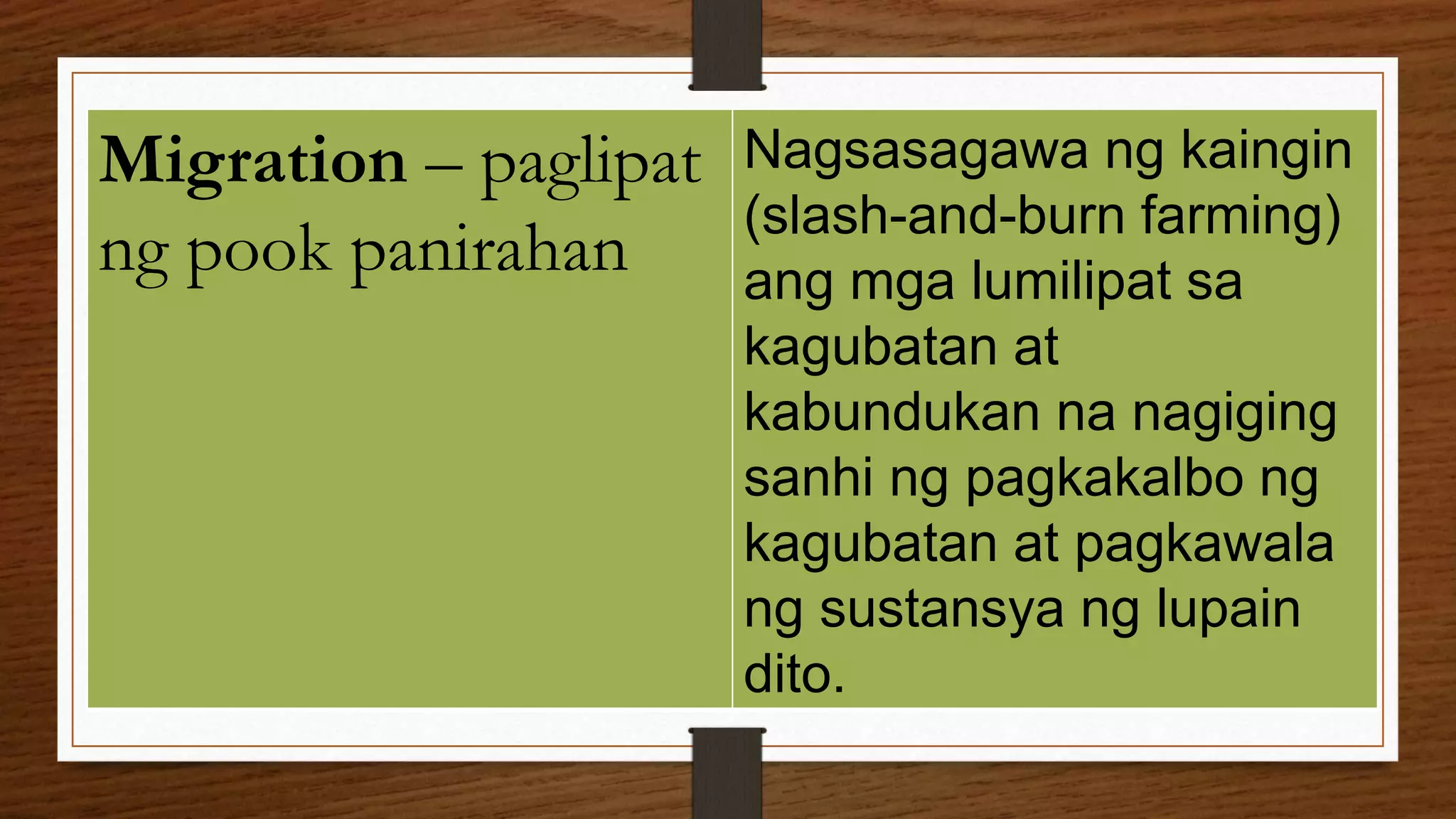 Ang mga Suliranin at hamong Pangkapaligiran | PPTX