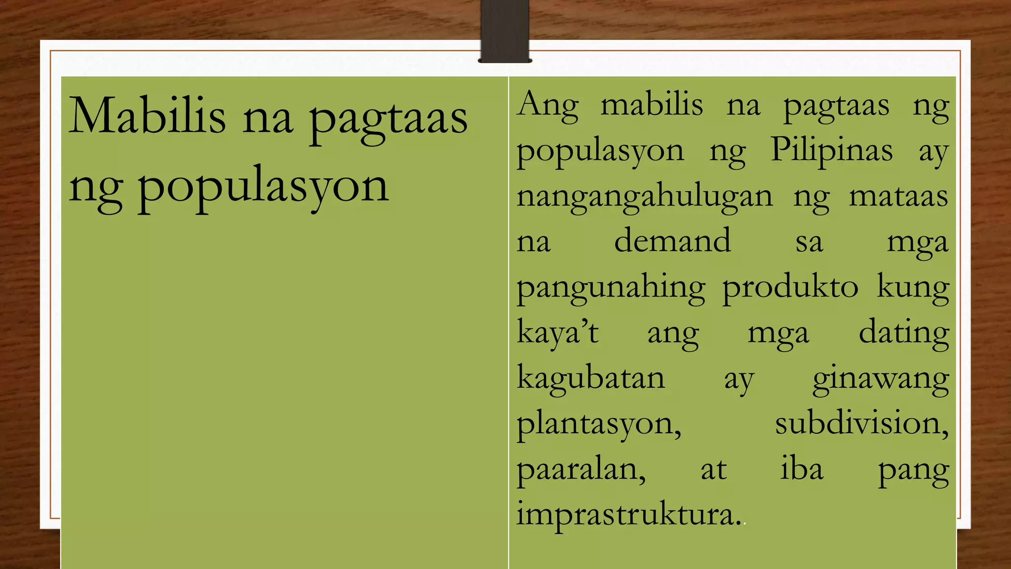 Ang mga Suliranin at hamong Pangkapaligiran | PPTX