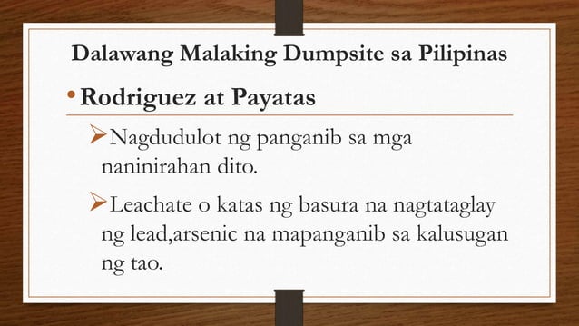 Ang mga Suliranin at hamong Pangkapaligiran | PPTX
