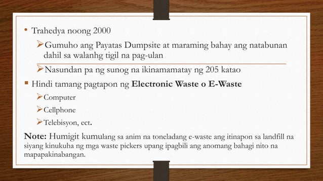 Ang mga Suliranin at hamong Pangkapaligiran | PPTX