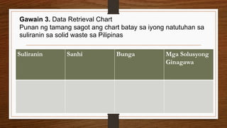 Ang mga Suliranin at hamong Pangkapaligiran | PPTX