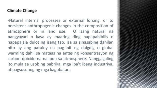 Ang mga Suliranin at Hamong Pangkapaligiran | PPTX