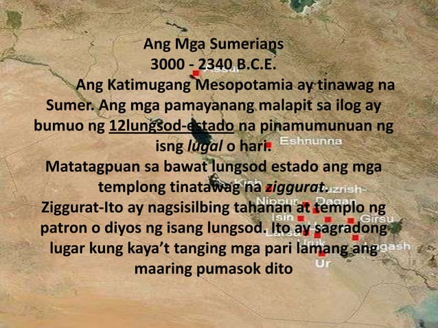 Ang mga sumerians | PPTX