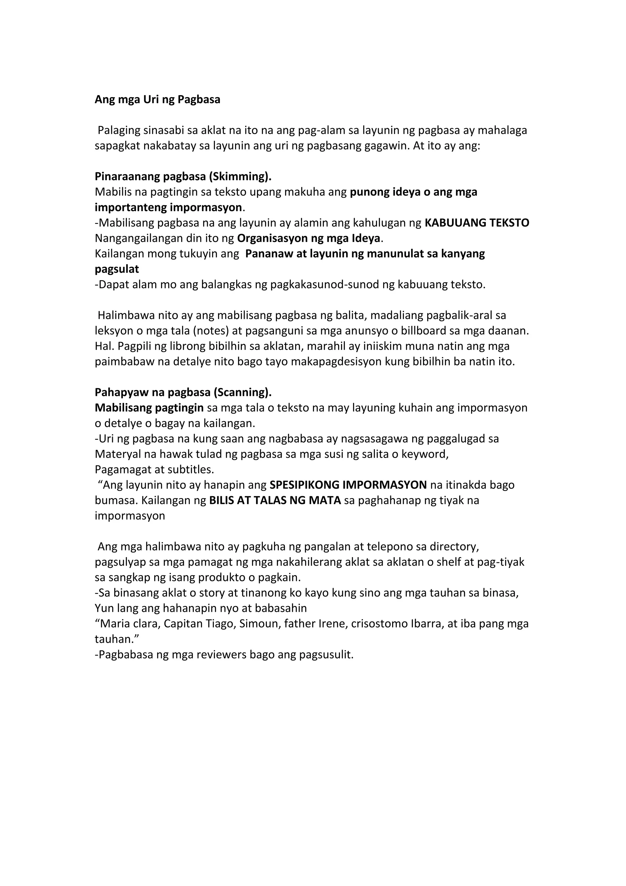 Ang mga Uri ng Pagbasa report.docx