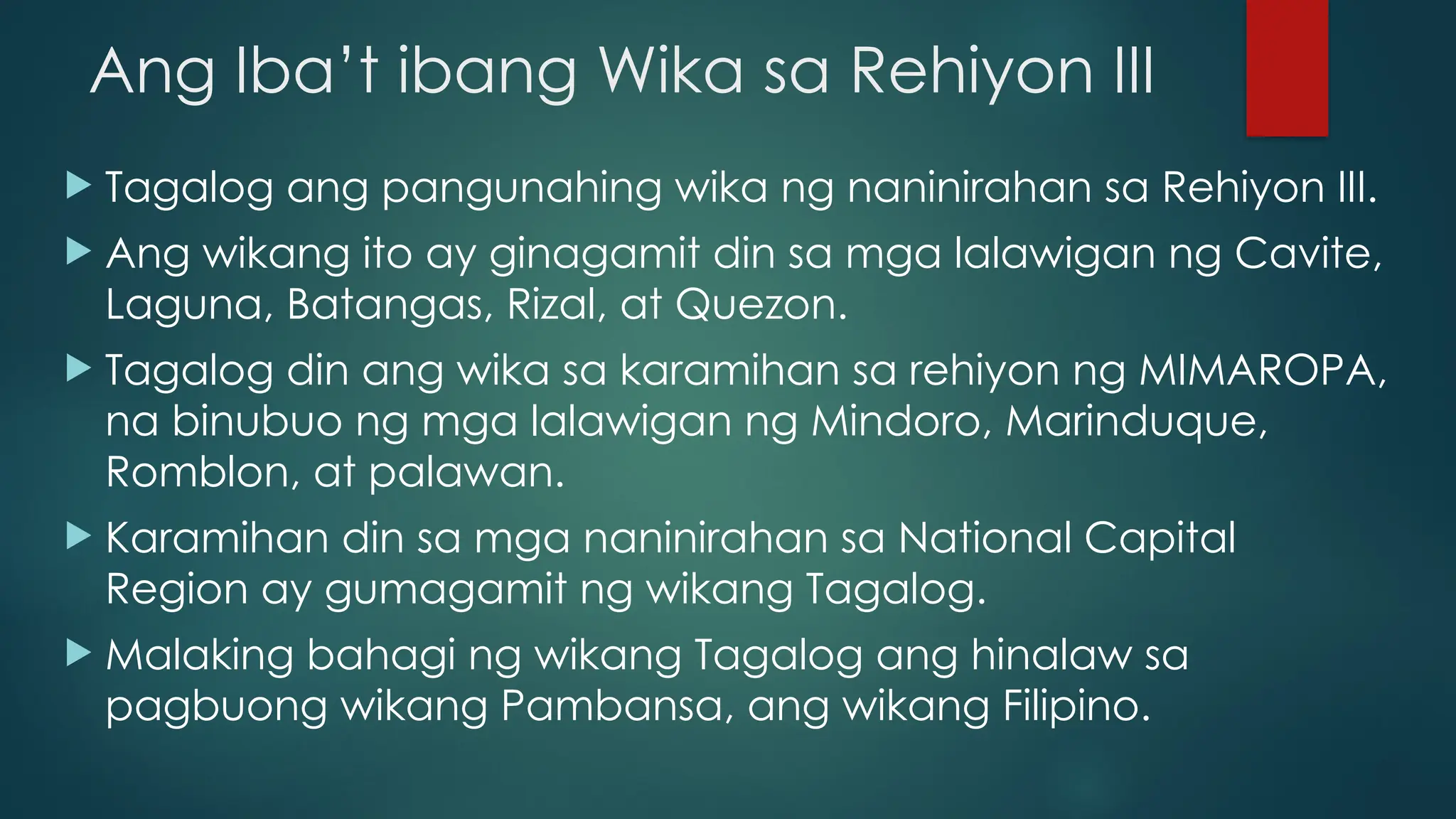 ANG MGA WIKA AT DIYALEKTO SA MGA LALAWIGAN.pptx
