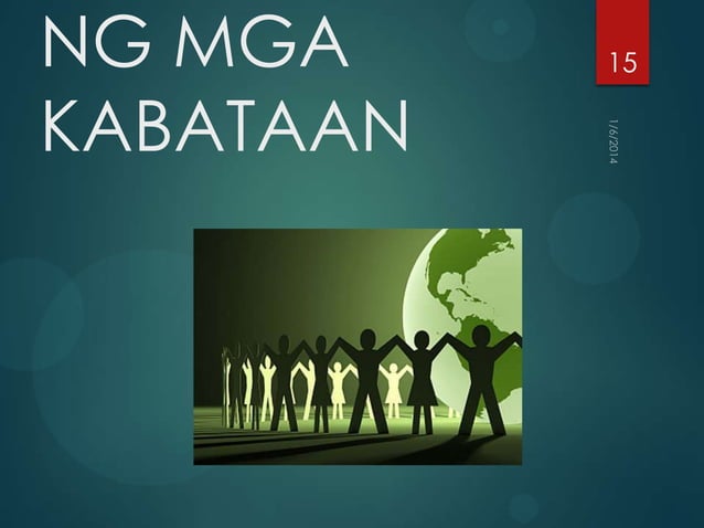 Ang modernong pananaw ng mga kabataan | PPTX