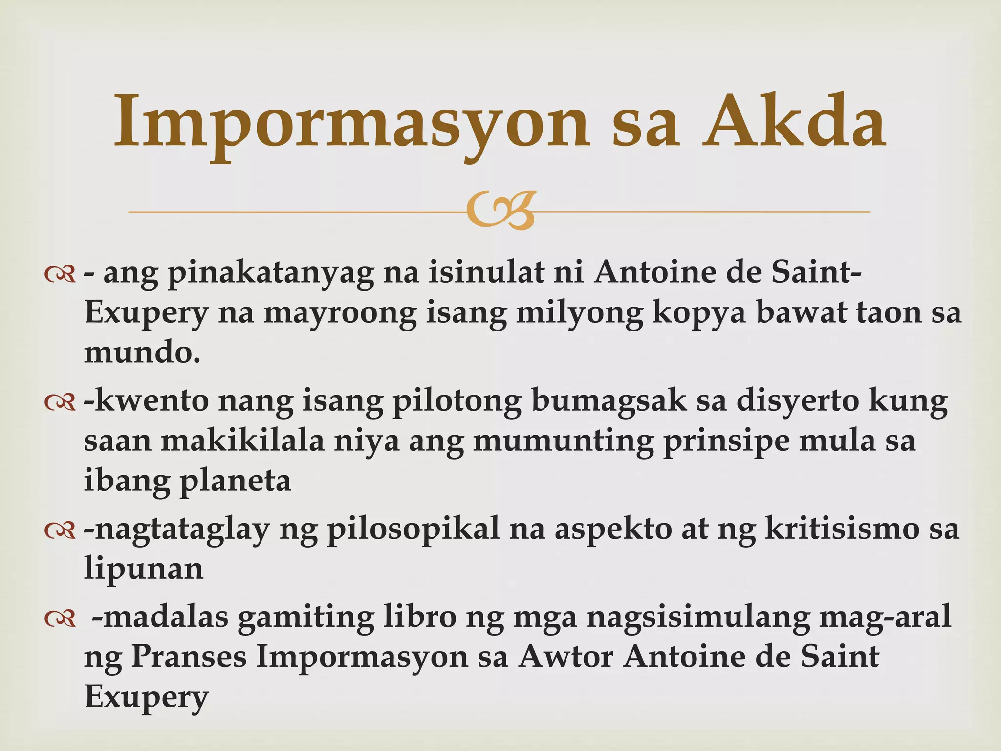 Ang Munting Prinsipe | PPTX