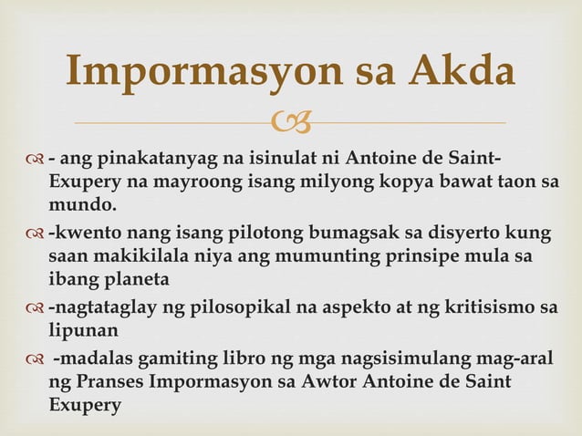 Ang Munting Prinsipe | PPTX