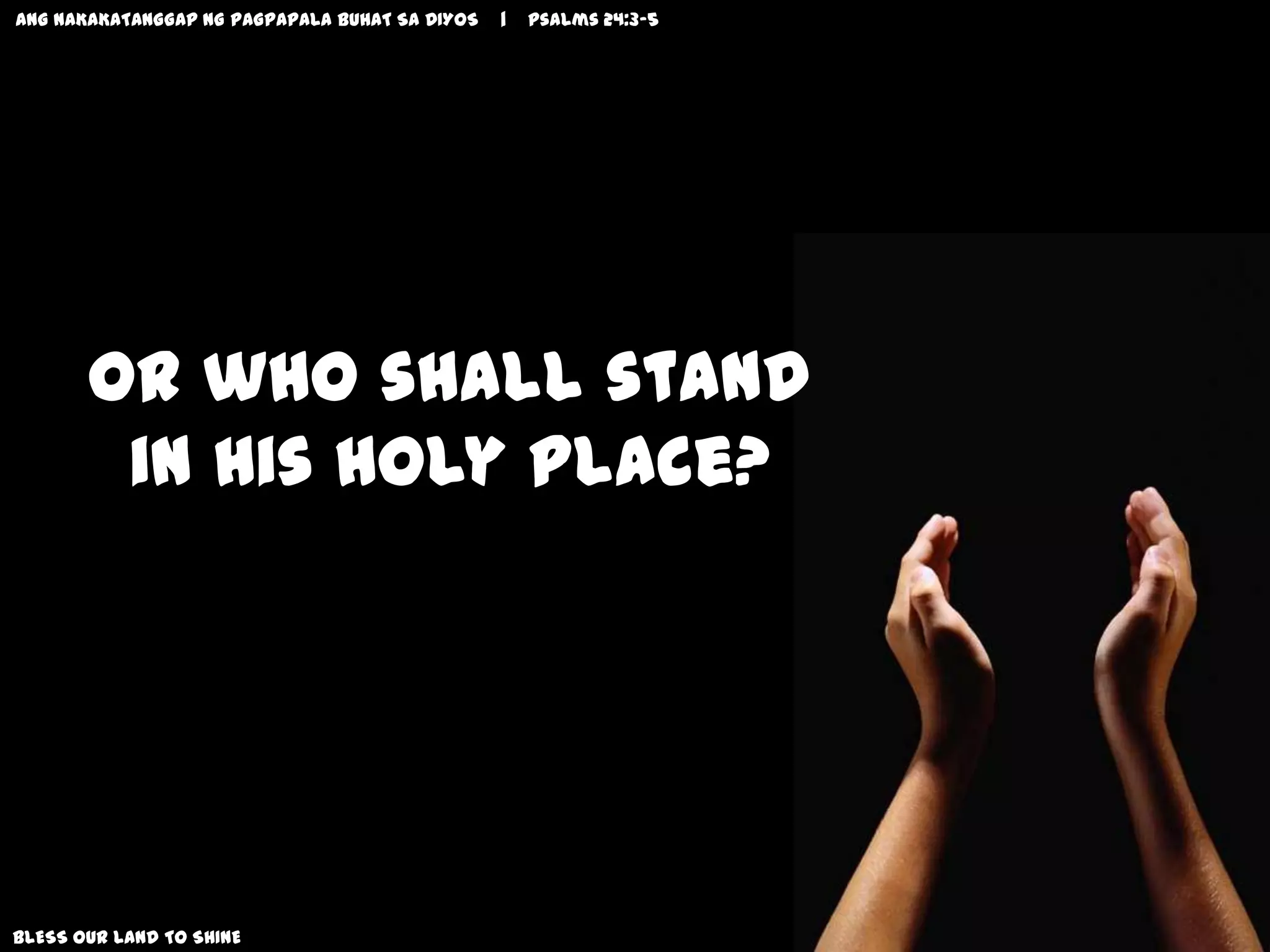 Ang nakakatanggap ng pagpapala buhat sa dios | PPTX