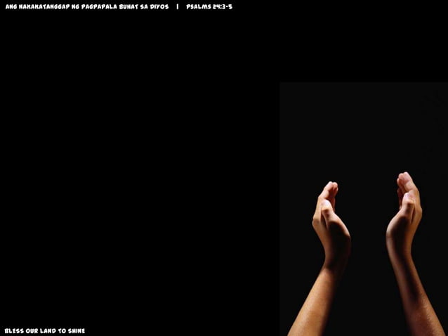 Ang nakakatanggap ng pagpapala buhat sa dios | PPT