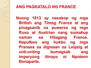 Ang napoleonic wars | PPTX