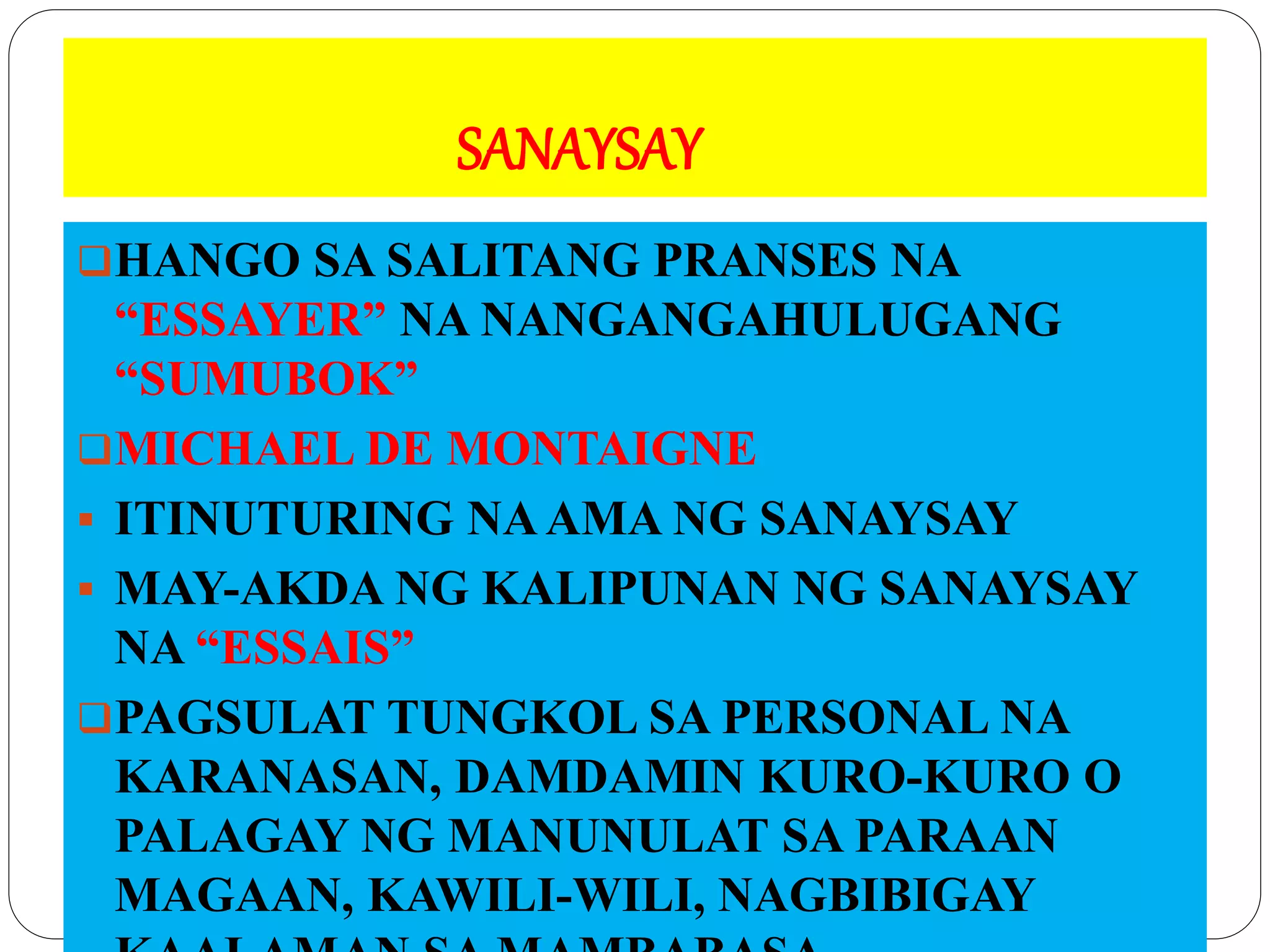 Ang Ningning at Ang Liwanag | PPTX