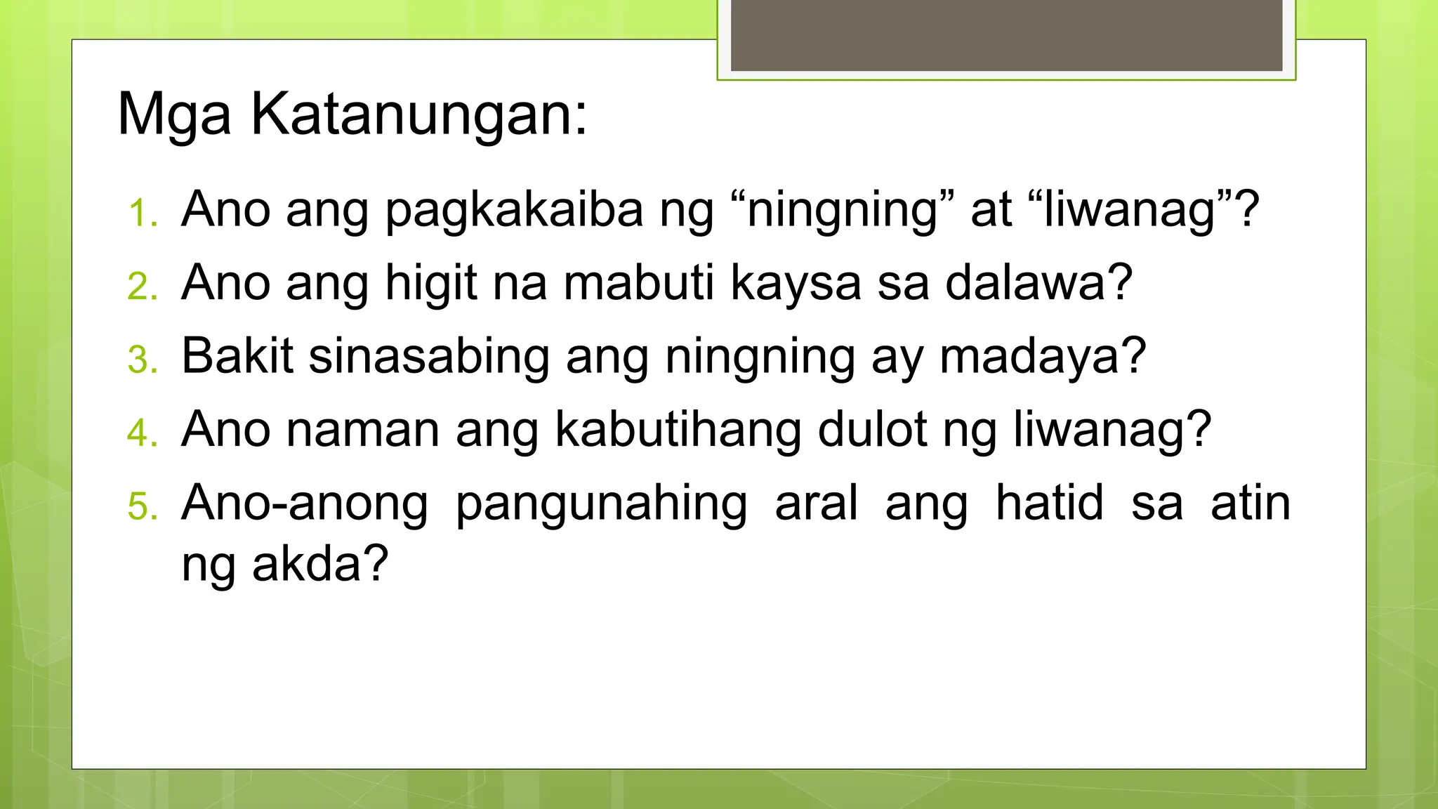 Ang Ningning at ang Liwanag ni Jacinto.ppt