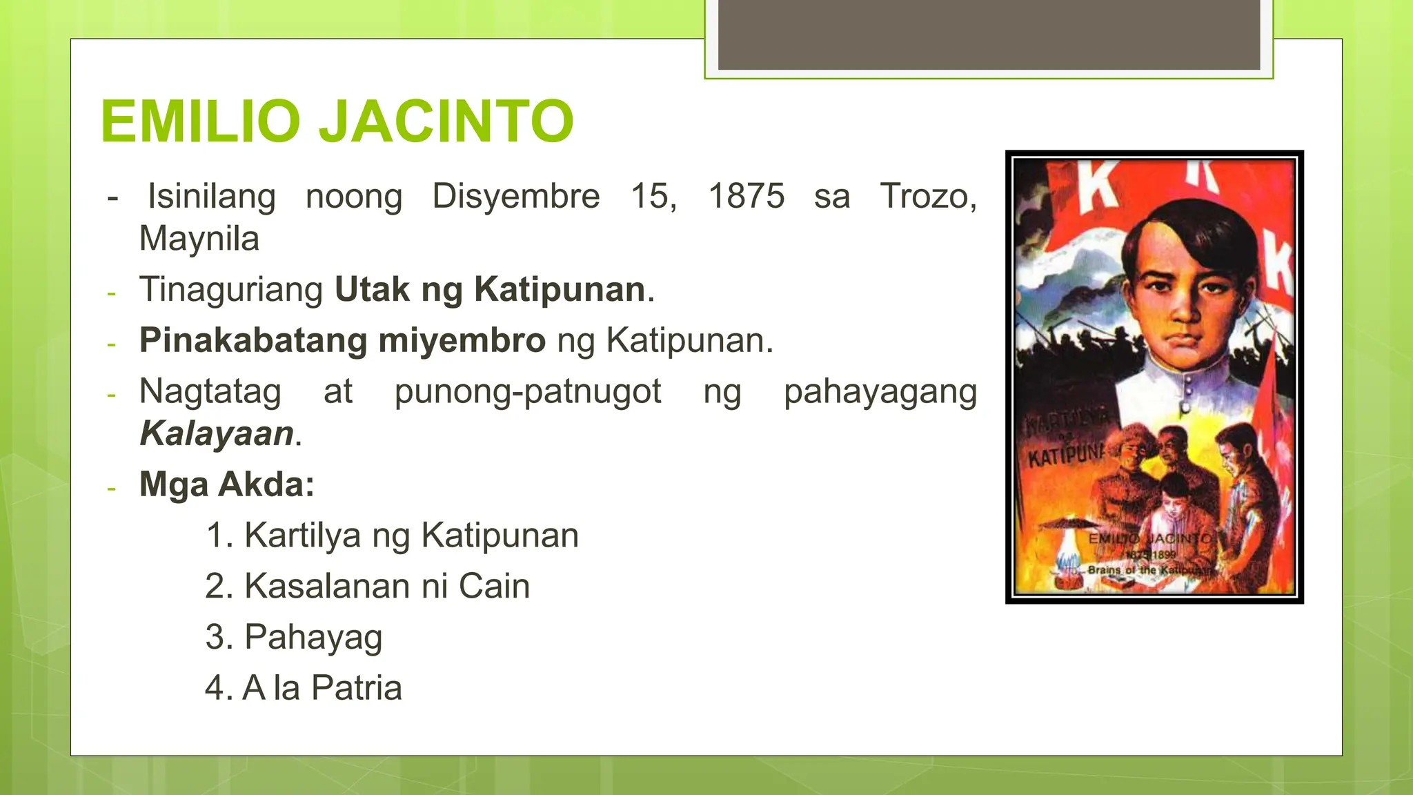 Ang Ningning at ang Liwanag ni Jacinto.ppt