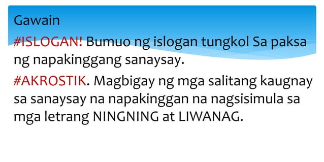 Ang Ningning at Liwanag ni Emilio Jacinto (Adel P. Sacay) | PPTX