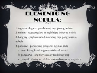 Nobela (christinesusana) | PPTX
