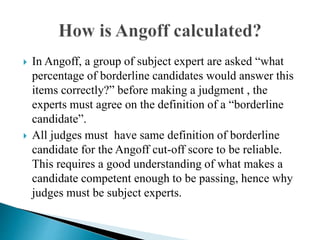 Angoff method ppt | PPTX