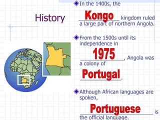 Angola and namibia finished | PPT