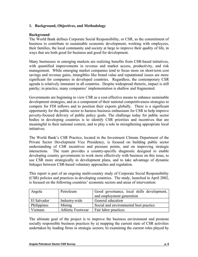 Angola petroleum cs_rsurvey | PDF | Business Accounting & Finance ...