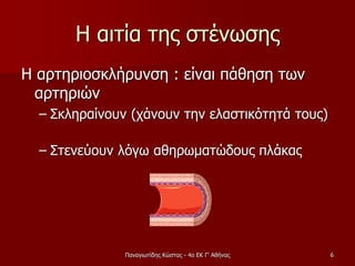 ΟΞΥ ΚΑΡΔΙΑΚΟ ΝΟΣΗΜΑ: Η ΣΤΗΘΑΓΧΗ | PPTX