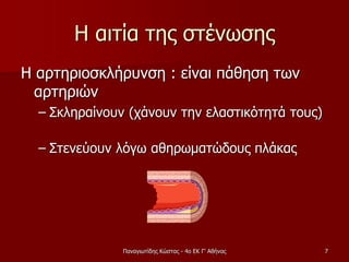 ΟΞΥ ΚΑΡΔΙΑΚΟ ΝΟΣΗΜΑ: Η ΣΤΗΘΑΓΧΗ | PPTX