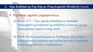 Ang pag ibig na pang-kapatid hlt talk 8 | PPTX