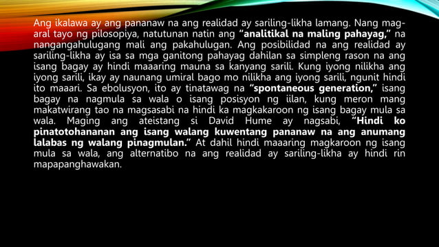Alamin ang mga Katibayan may Kinalaman sa Existence ng Diyos | PPTX