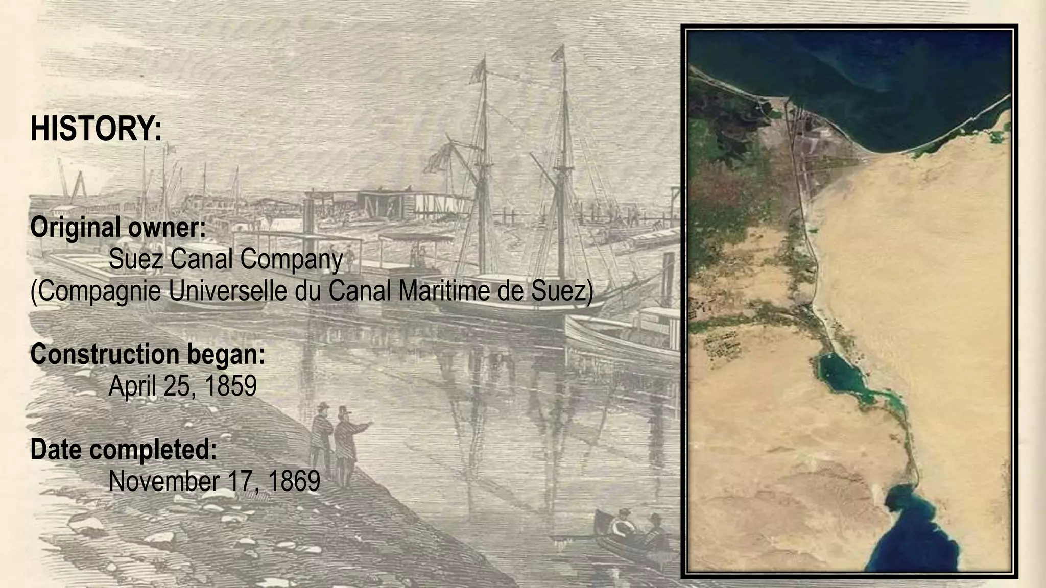 Ang pagbubukas ng Suez Canal (THE OPENING OF SUEZ CANAL) | PPTX