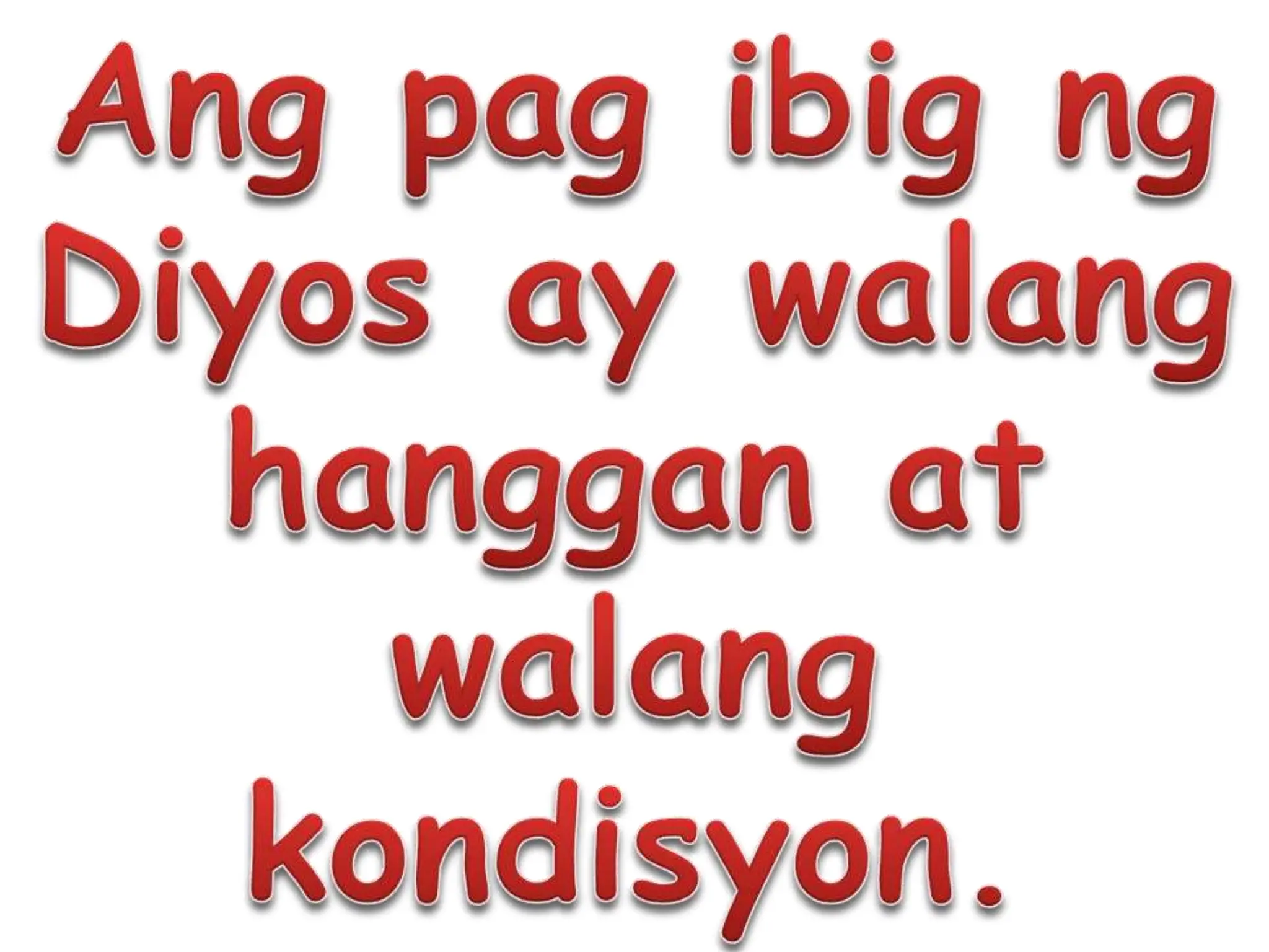 Ang pag ibig ng Diyos ay walang hanggan.pptx