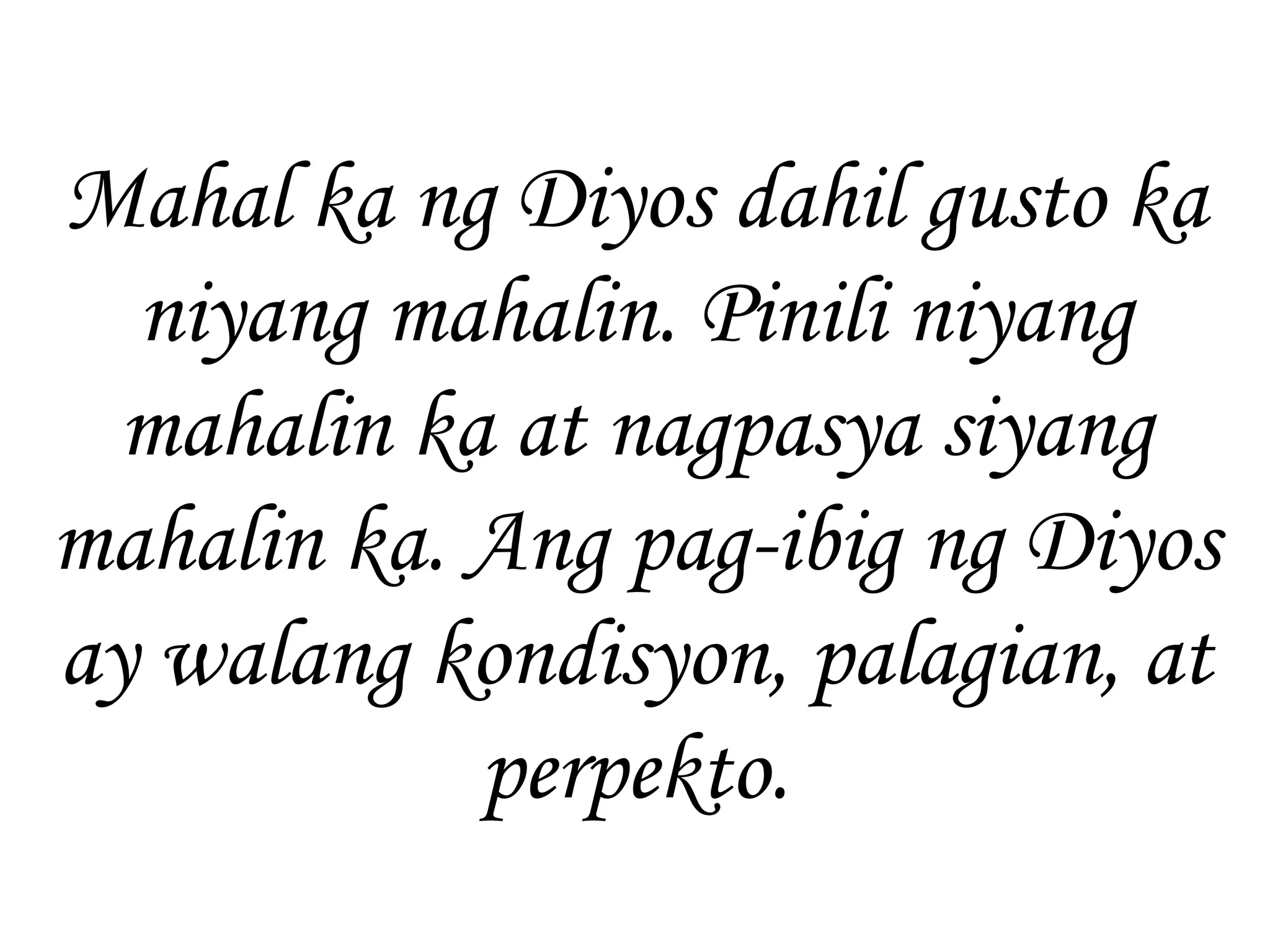 Ang pag ibig ng Diyos ay walang hanggan.pptx