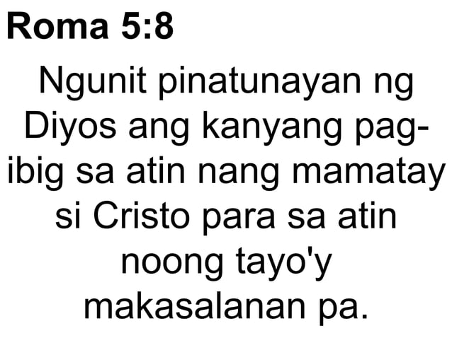 Ang pag ibig ng Diyos ay walang hanggan.pptx