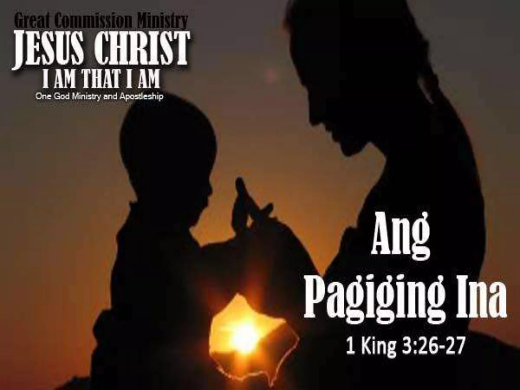 Ang pagiging ina | PPTX