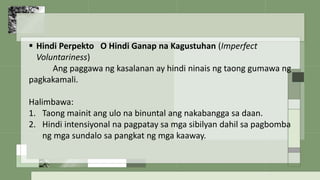 Ang pagiging mapanagutan sa pagkilos | PPTX